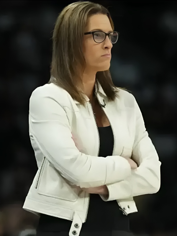 Stephanie White WNBA Playoffs Semifinal 2025 White Jacket - Stardom Jackets