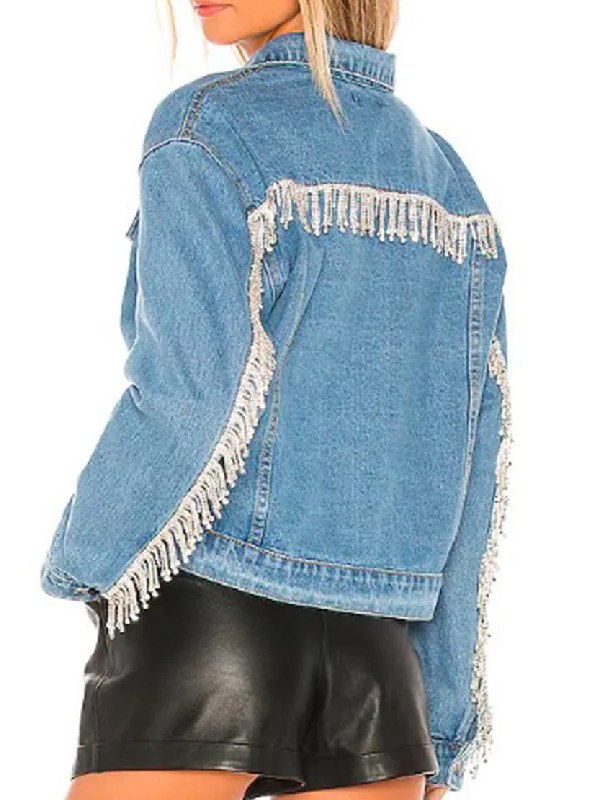 People We Meet On Vacation Emily Bader Denim Jacket - Stardom Jackets